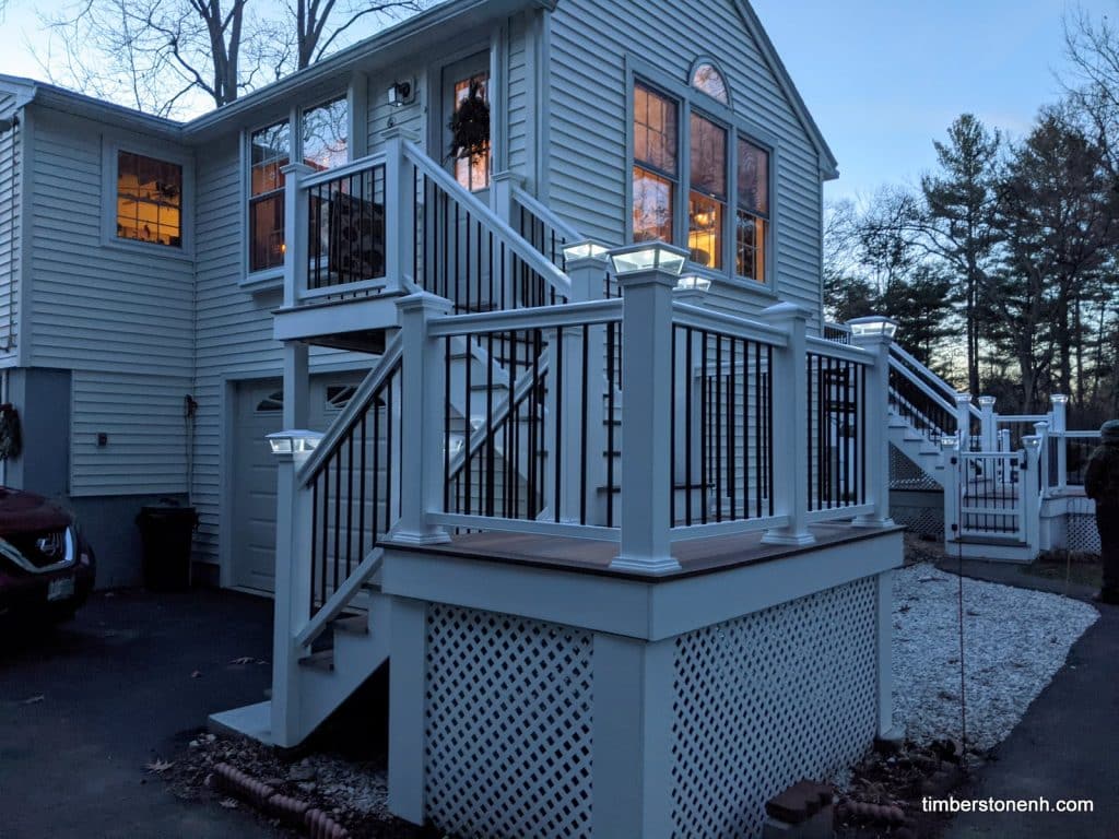 Multi Level Pool Deck with Dry Space: Fiberon Composite - Timber ...