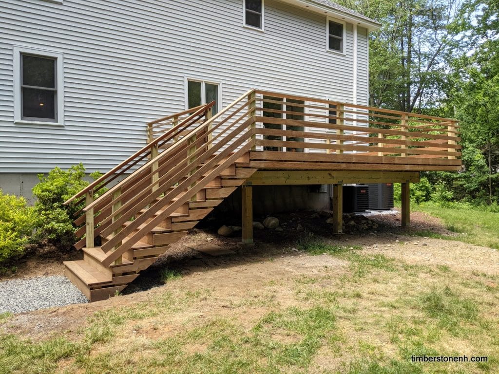 Ipe Deck with a Forest View - Timber & Stone Outdoor Spaces