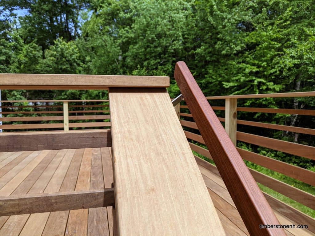 Ipe Deck with a Forest View - Timber & Stone Outdoor Spaces