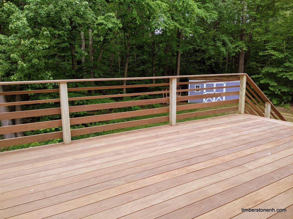 Ipe Deck with a Forest View - Timber & Stone Outdoor Spaces