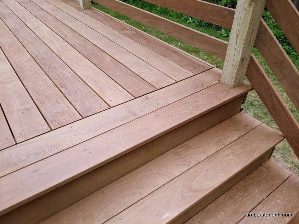 Ipe Deck with a Forest View - Timber & Stone Outdoor Spaces
