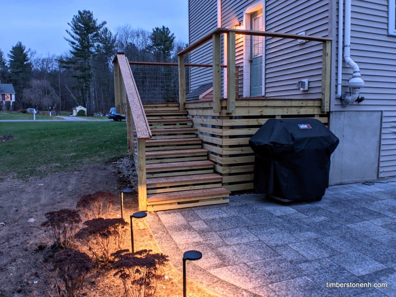 Dining Patio and Grill Deck - Timber & Stone Outdoor Spaces